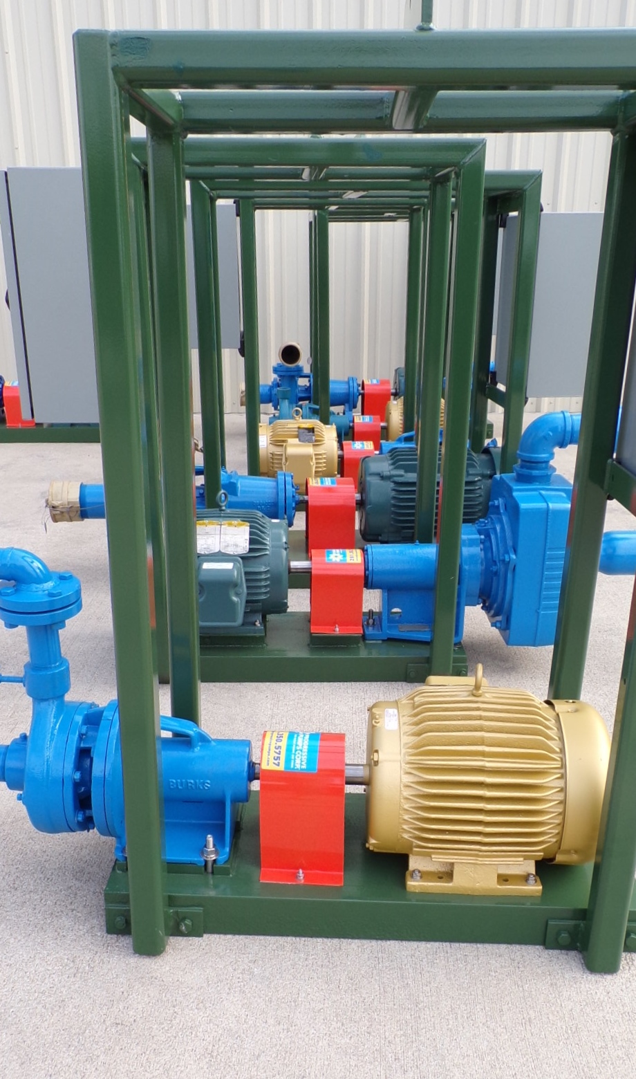 Overhauling 14 flood damaged skids | Progressive Pumps
