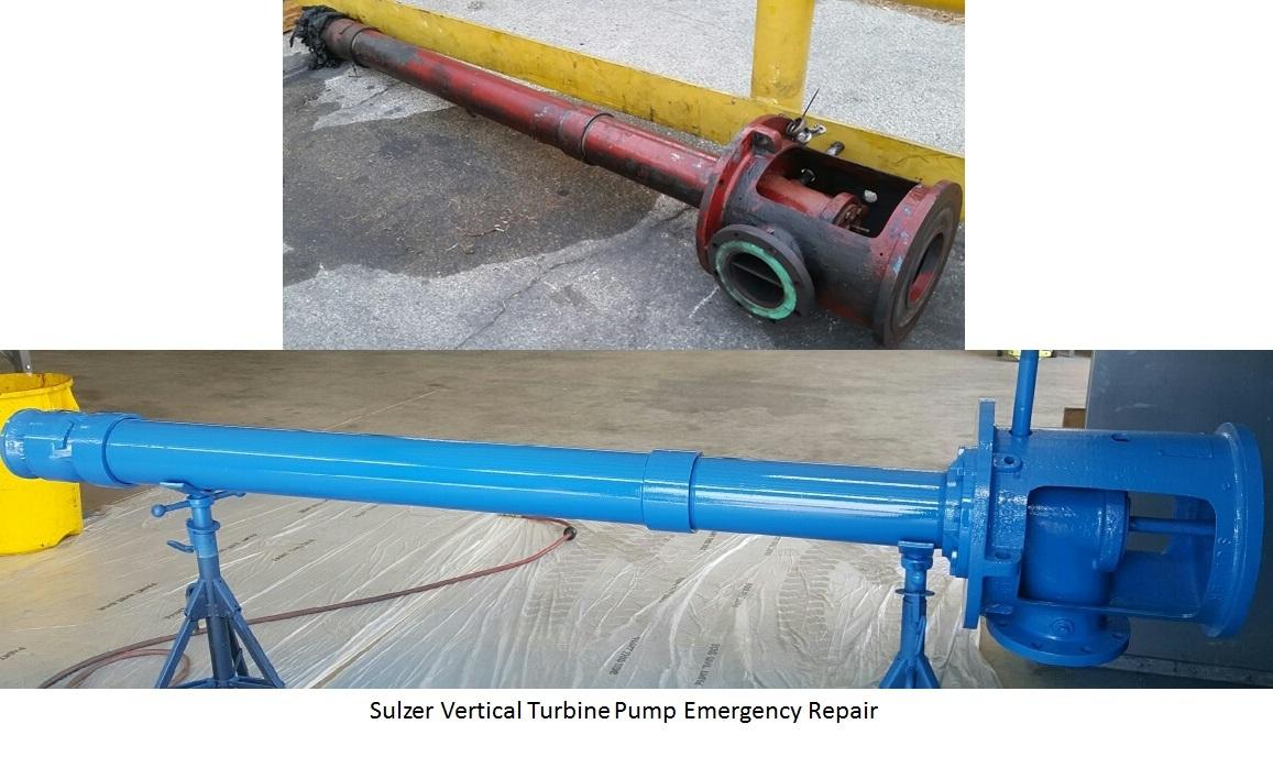 Sulzer Vertical Turbine Pump Emergency Repair | Progressive Pumps